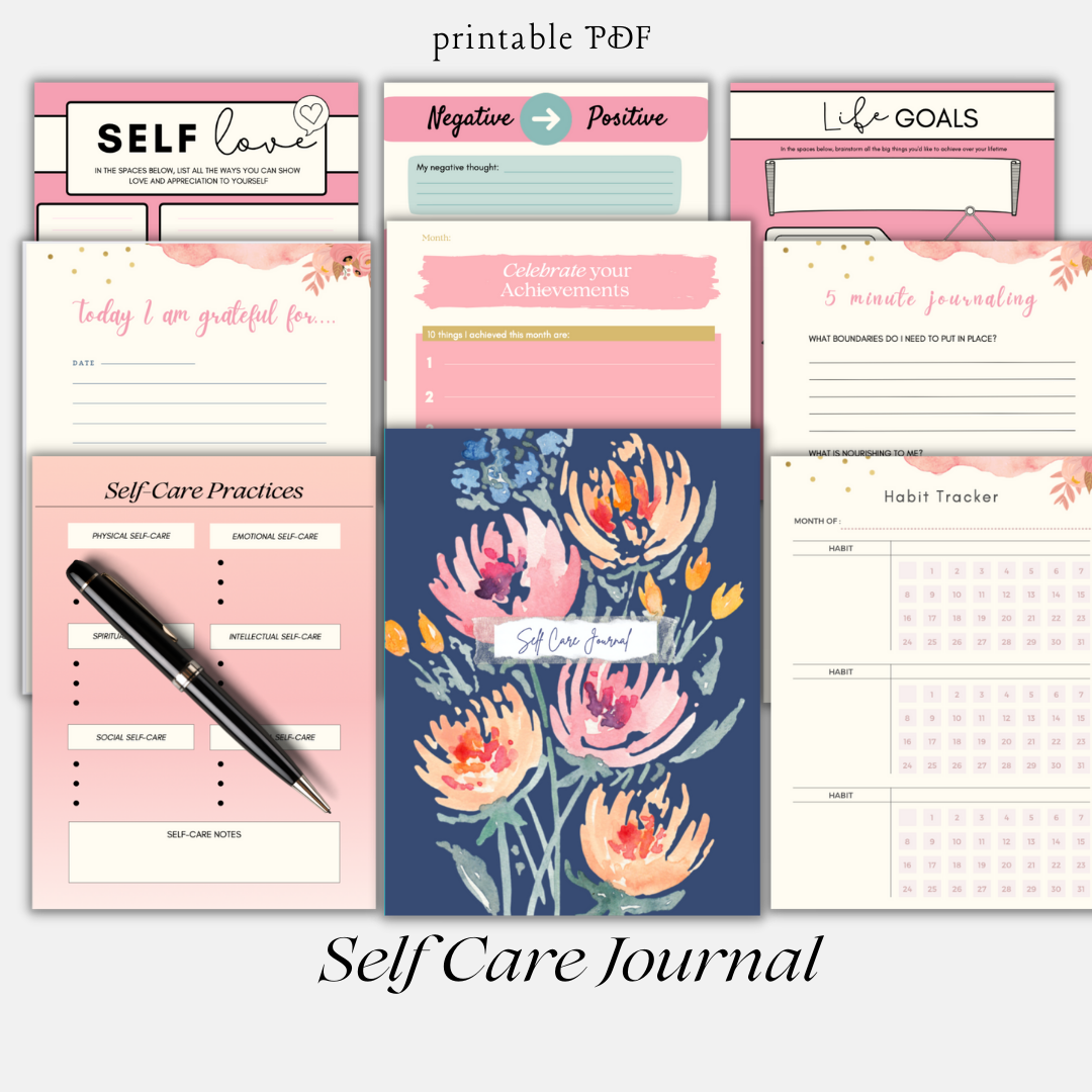 Self Care Journal PDF – Happy Hedgehog Post